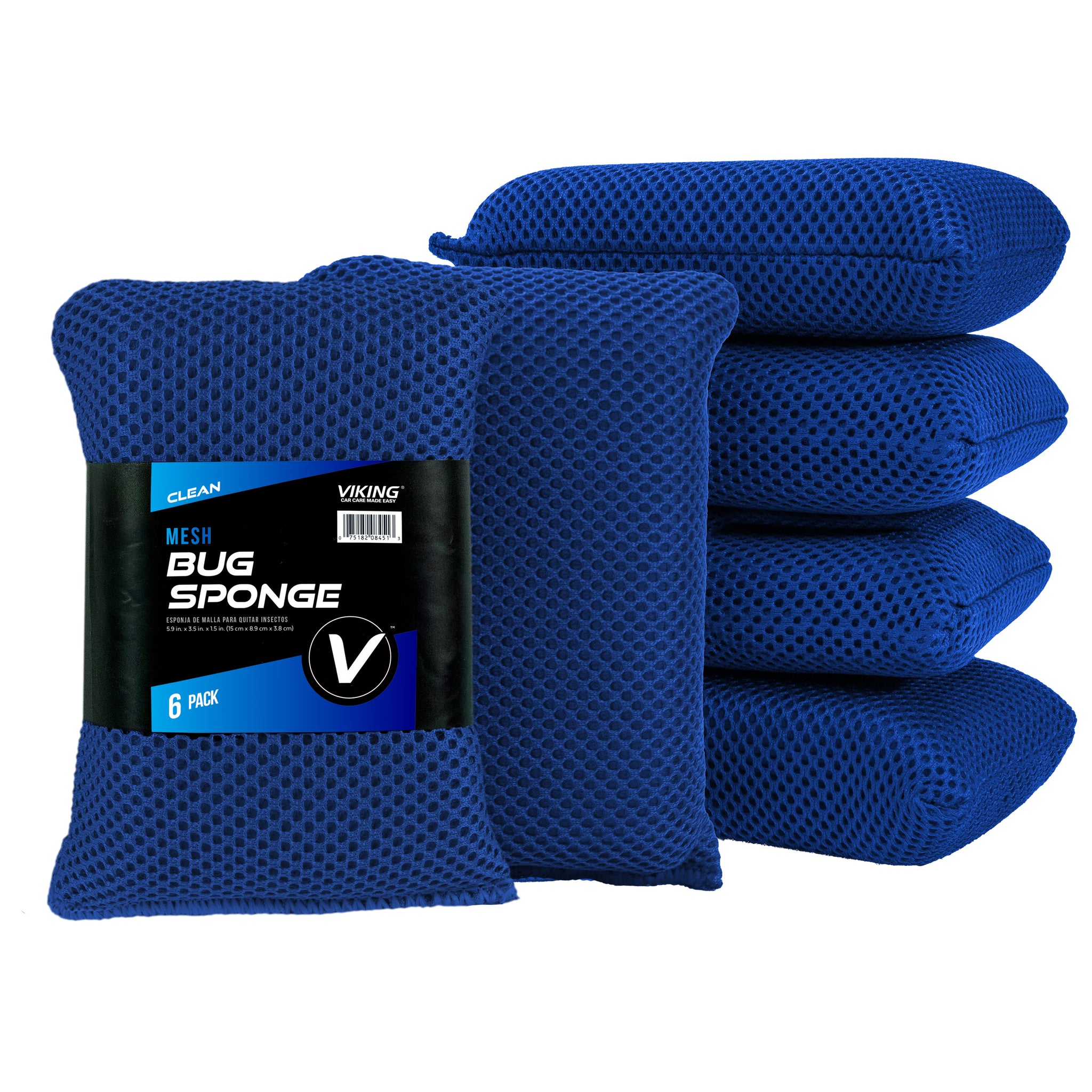 Mesh Bug Sponges 6 Pack